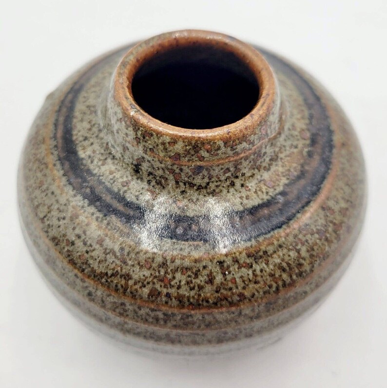 Walter Dexter Canadian Studio Art Pottery Stoneware Ceramic Vase/weed ...