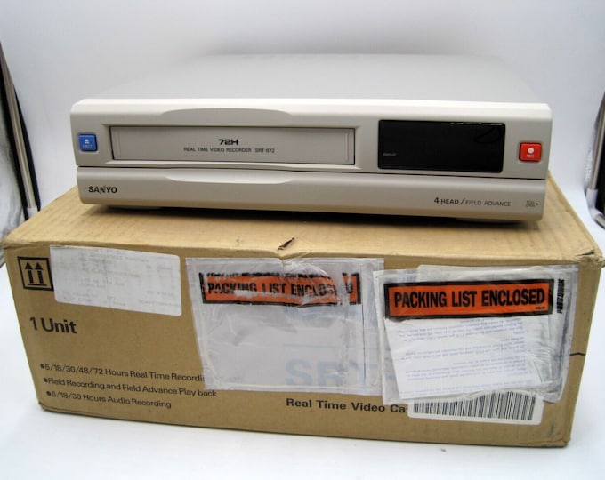 Vintage VCR Cassette Tape Recorder Player VHS Audio Video Recorder on ...