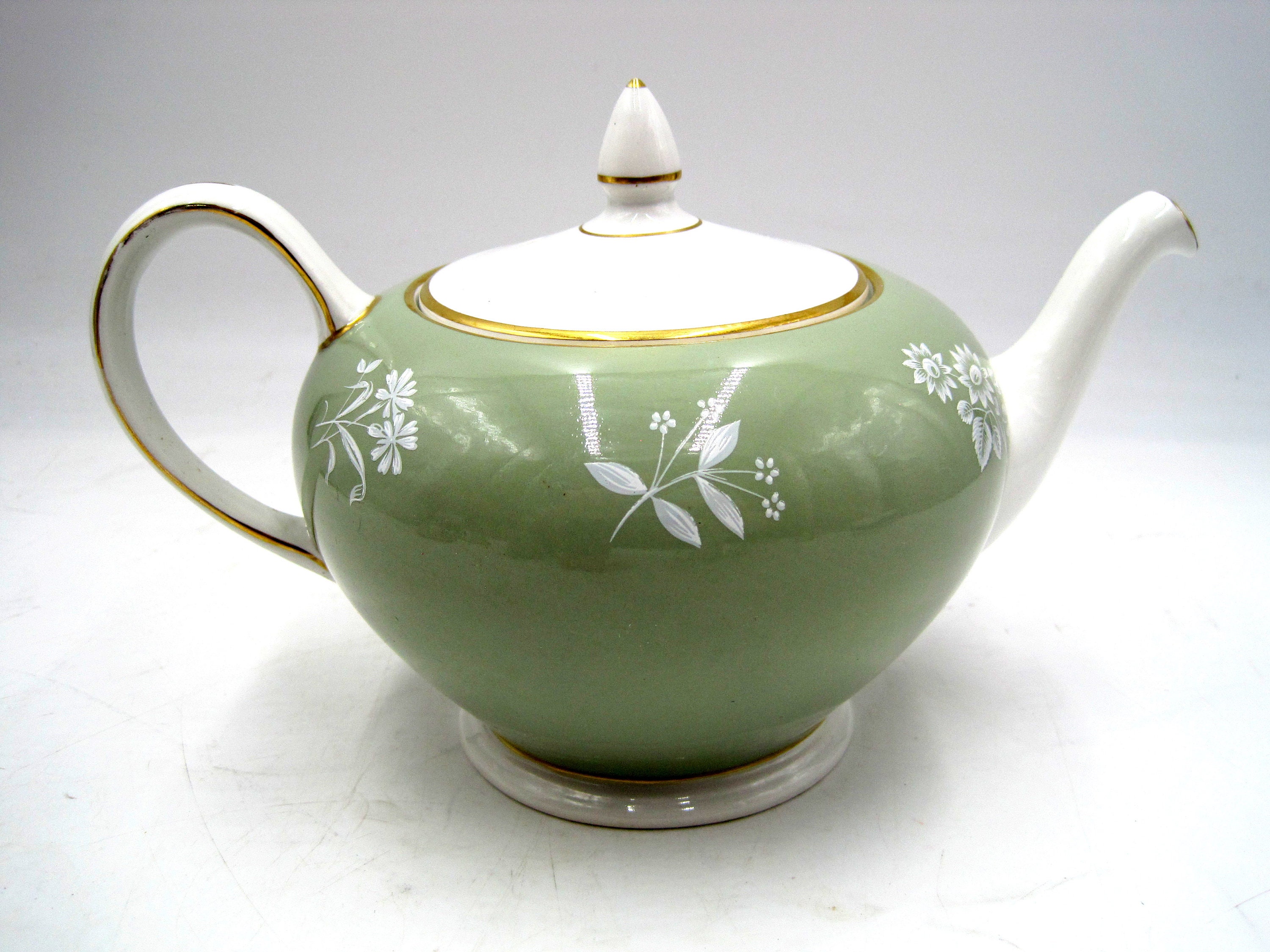 Vintage Simpsons Potters Chinastyle Large Teapot Clarendon Pattern ...