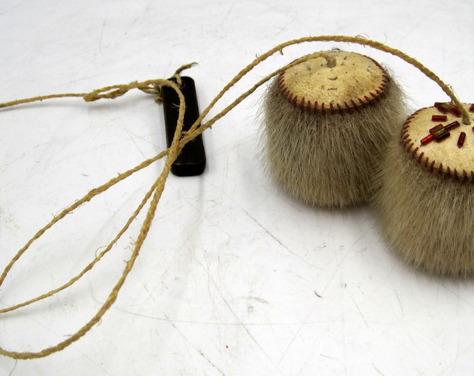Vintage 1960's Alaskan Eskimo Native Inuit Beaded Yo Yo Kotzebue Alaska ...