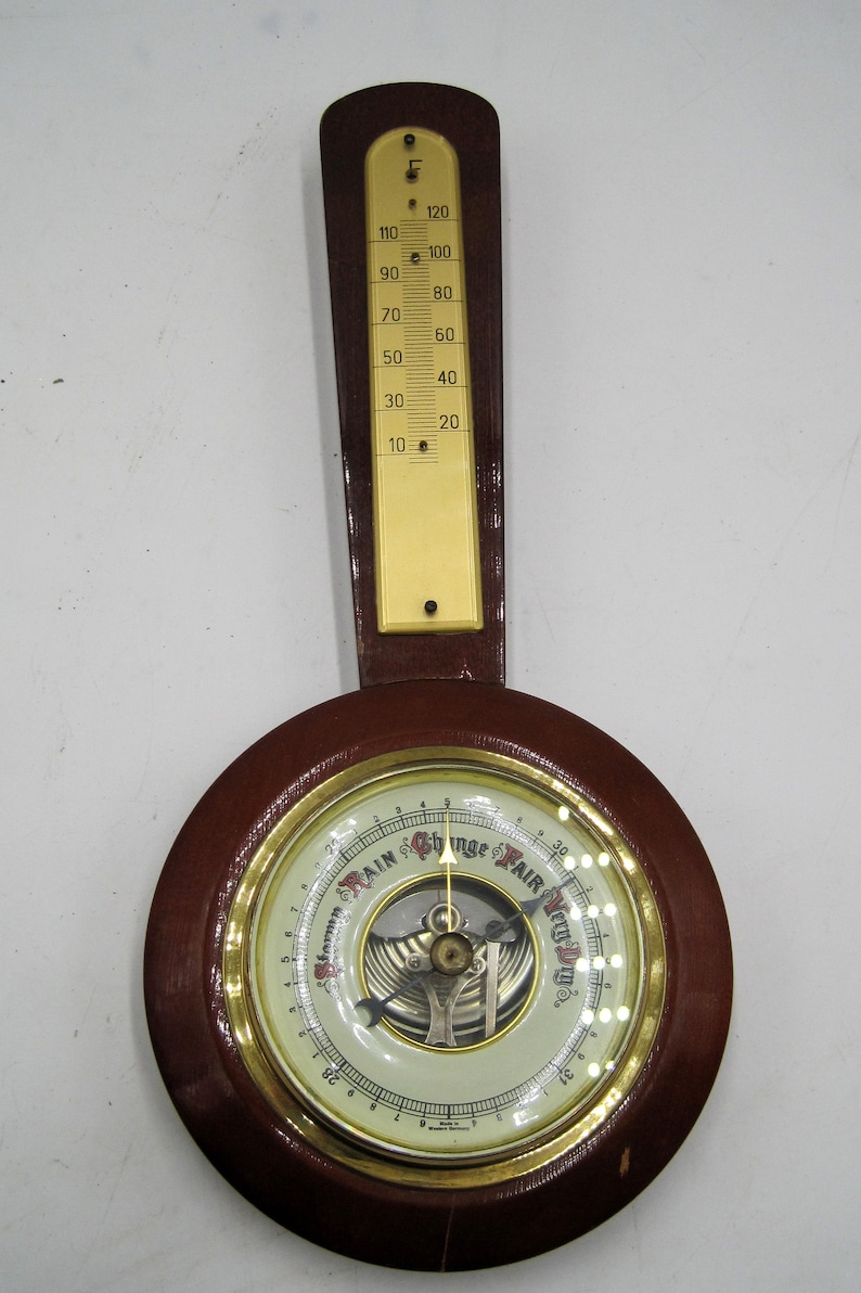 Barometer West Germany Weather Station - Etsy