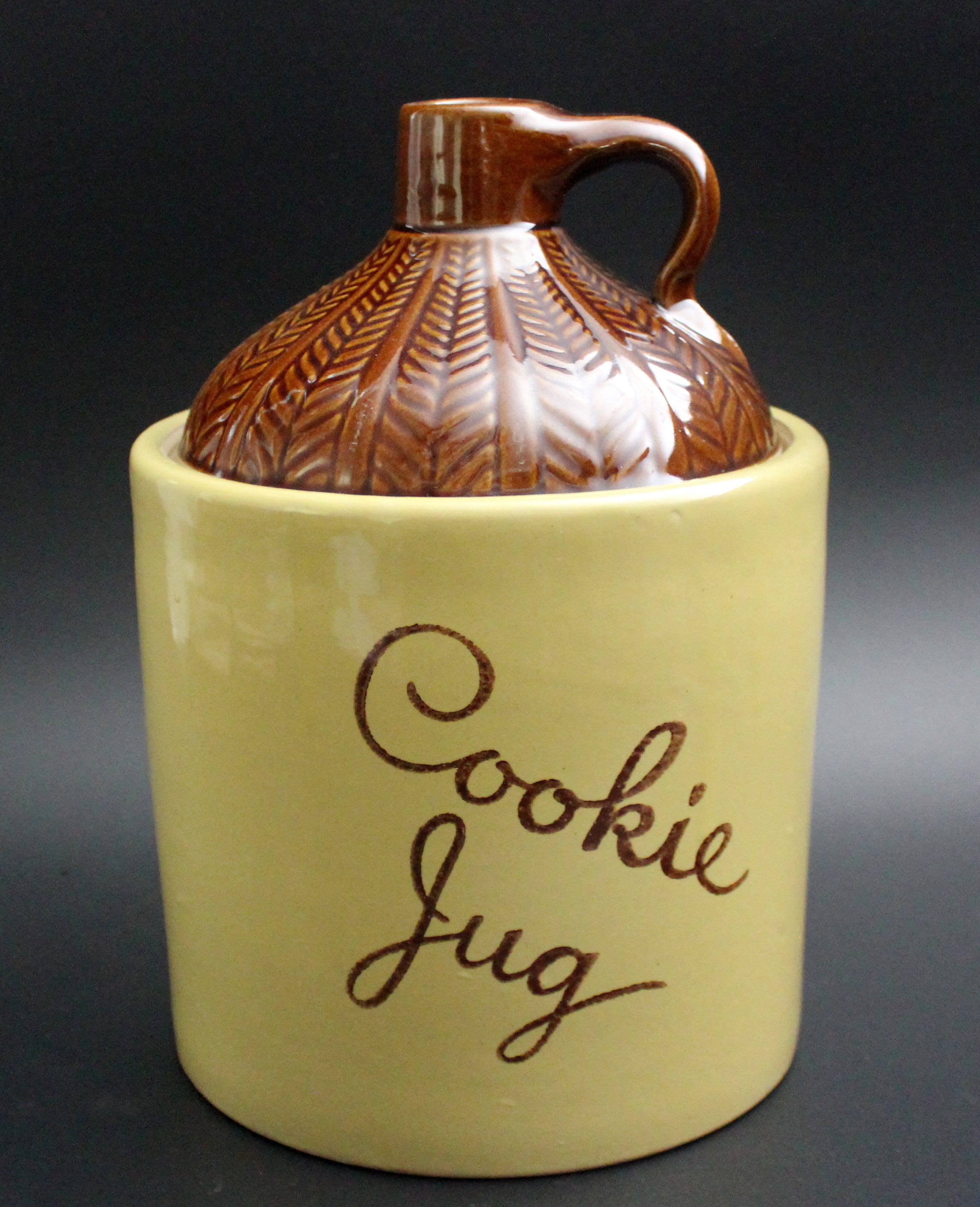 Vintage Cookie Jar, Stoneware Jug, Cookie Jug by Monmouth Illinois, USA ...