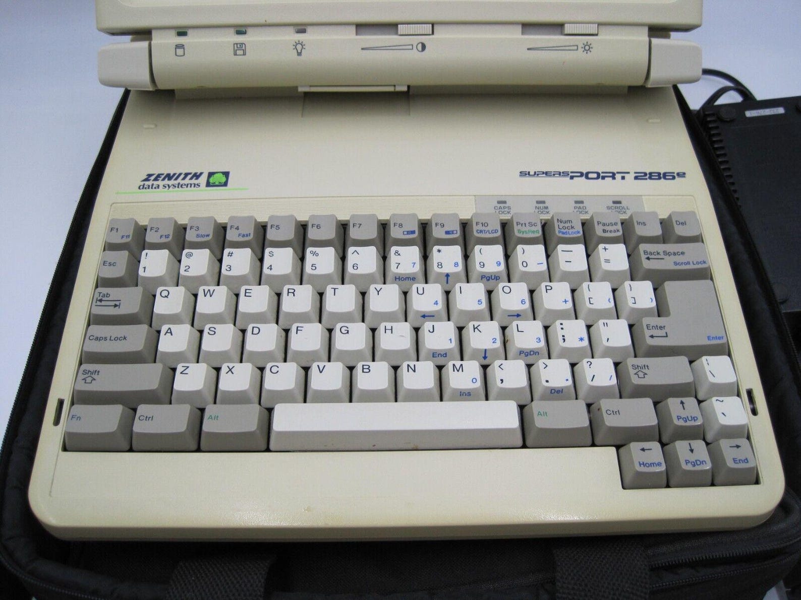 Zenith Supersport 286E Portable Computer W/battery & Bag - Etsy