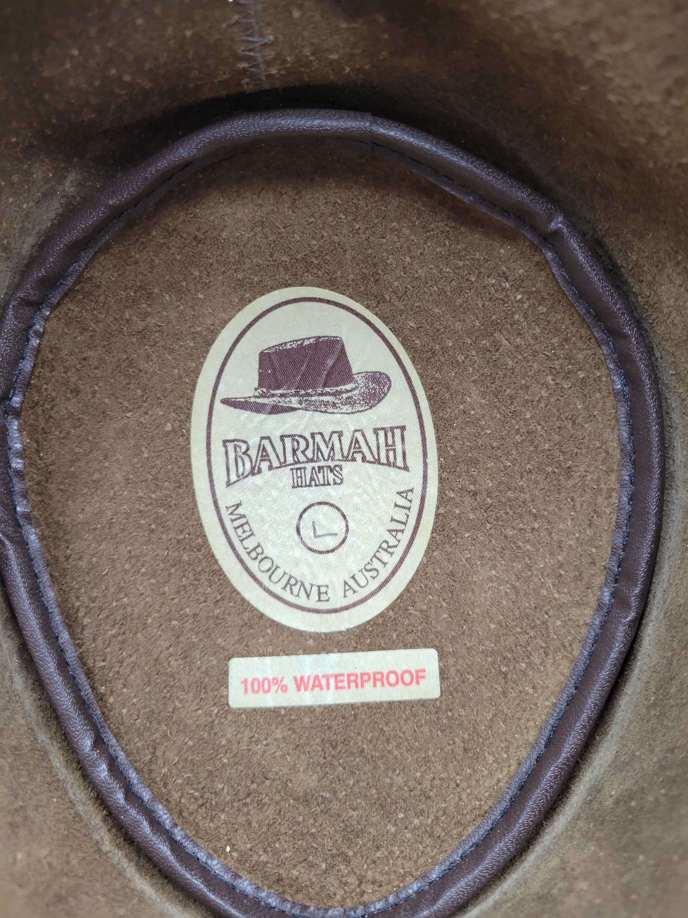 Barmah Mens Hat Size Large Foldaway Suede Made Australia - Etsy Australia