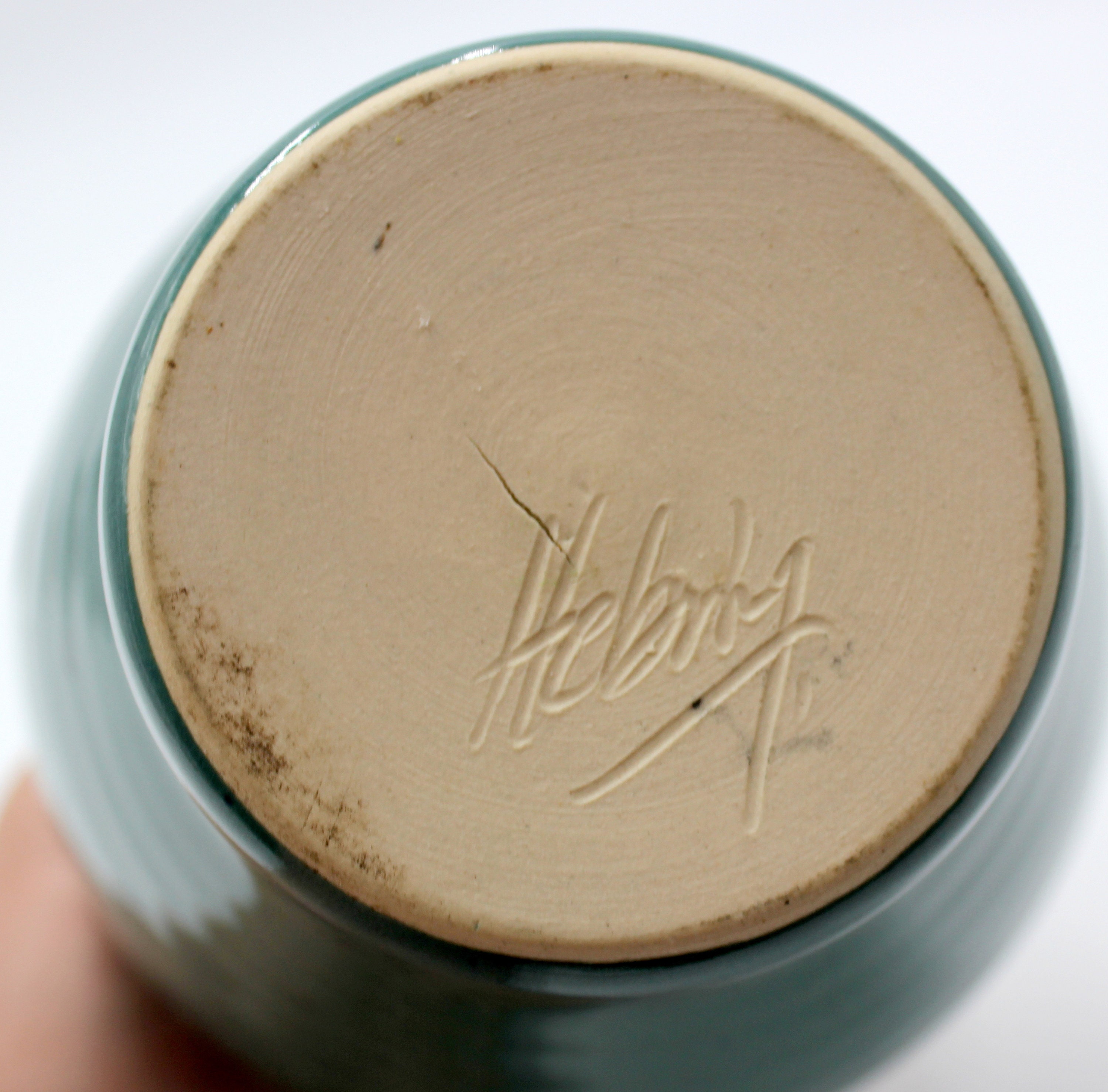 Vintage Studio Art Pottery Ceramic Studio Vase Signed Mark Hebing PNW ...