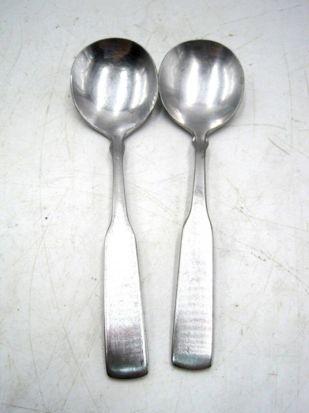 Set of 2 Northland Oneida Stainless Royal Provincial Round Bowl Soup ...