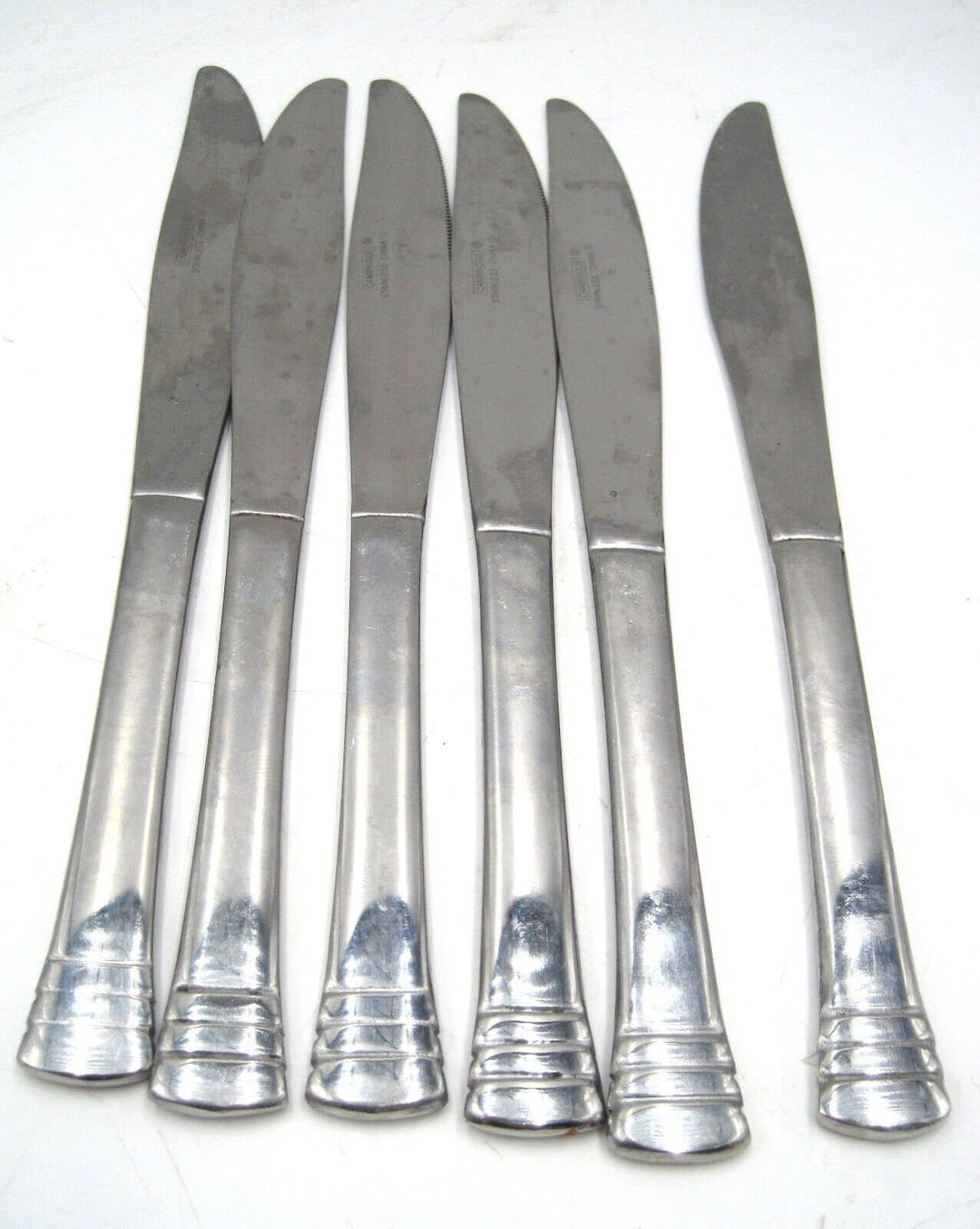 Lot of 6 Cambridge Codie Glossy Dinner Knives Stainless Steel 8 3/8" - Etsy