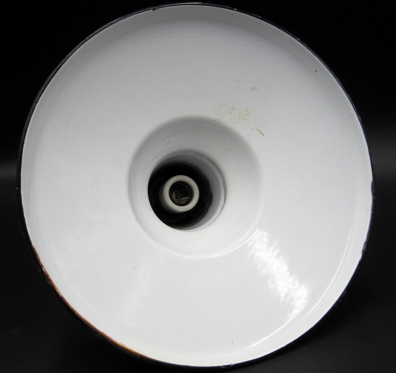 Vintage Gas Station Porcelain Barn Light 14 Inch Industrial - Etsy