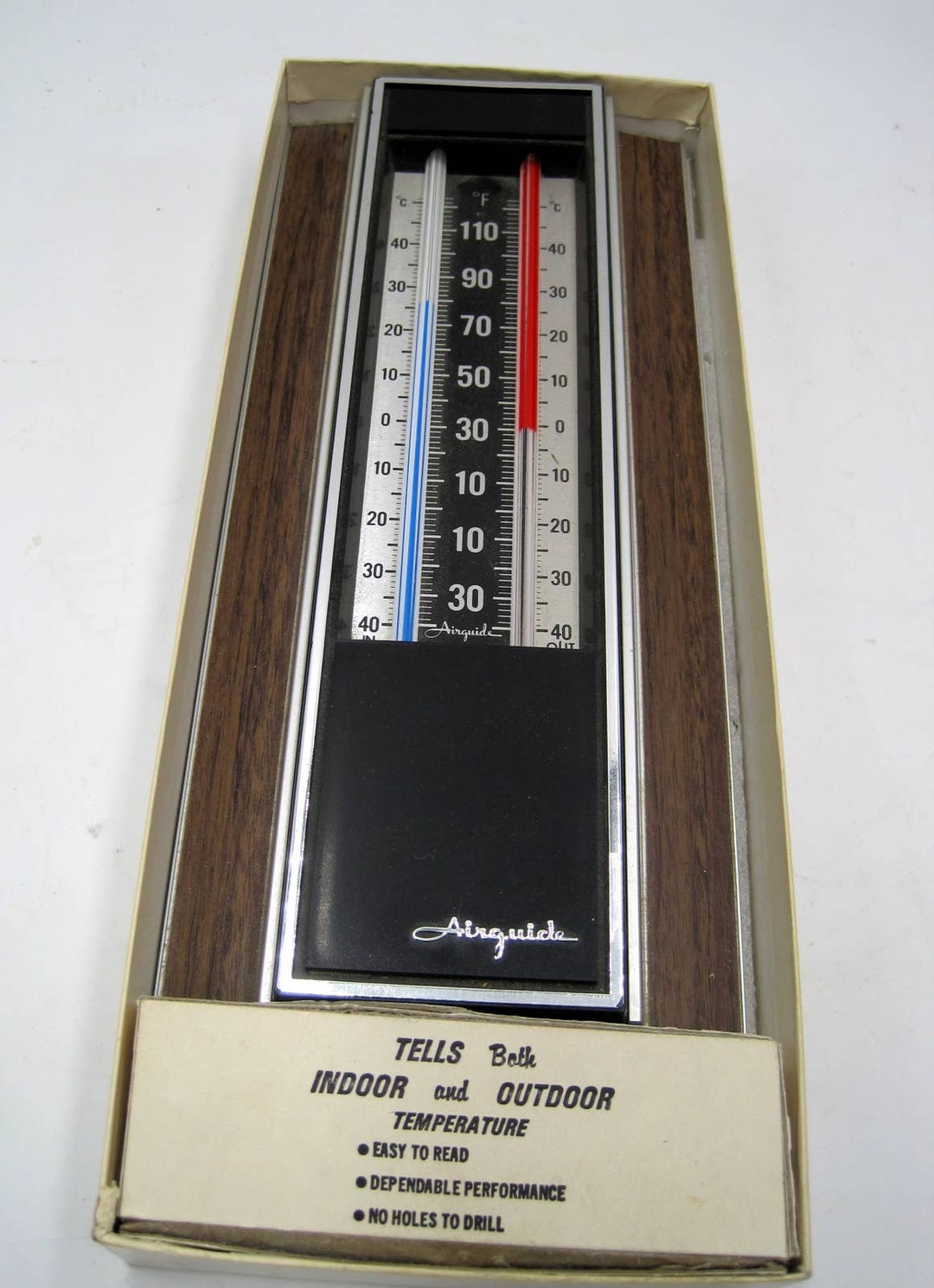 Vintage Airguide Indoor Outdoor Thermometer Model 422 Unused - Etsy
