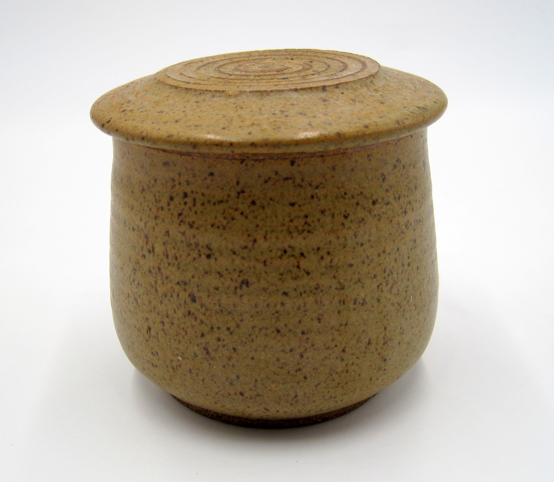 Vintage Ronald Ron Judd Studio Pottery Covered Butter Keeper Dish ...