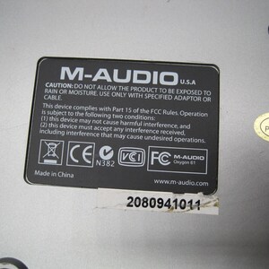 M-audio Oxygen 61 USB MIDI Controller With Assignable Buttons, Knobs ...