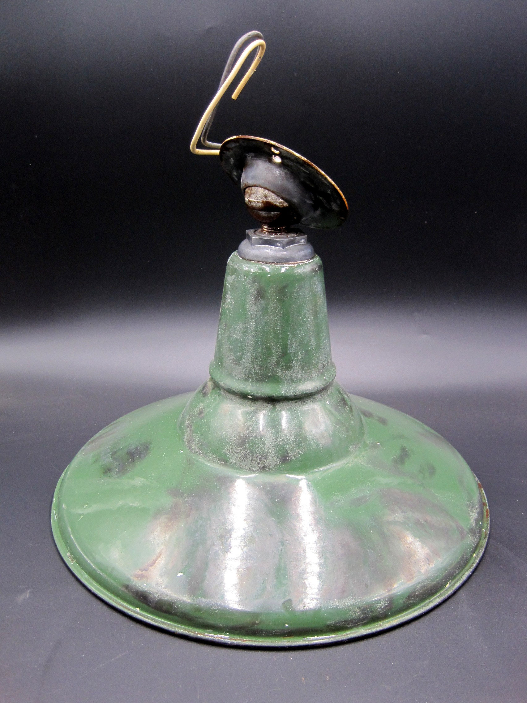 Vintage Gas Station Porcelain Barn Light 14 Inch Industrial Gas Station ...