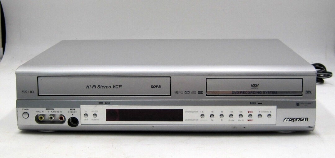 Sansui VRDVD4005 Dvd Recorder & Vhs Player Tested Working - Etsy