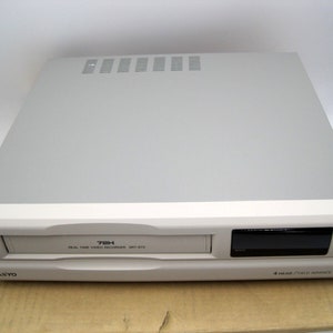 Sanyo SRT-672 Real Time Lapse Video Cassette Recorder Vcr Vhs New OPEN ...