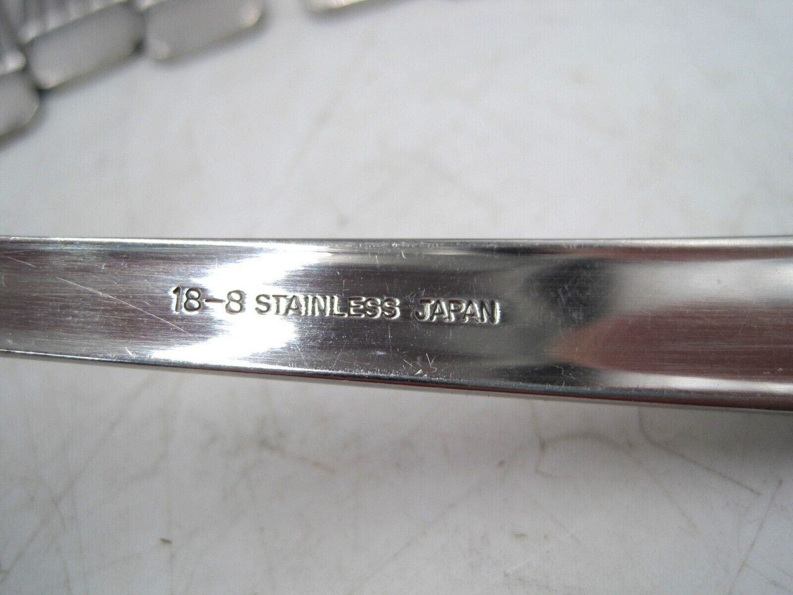 30 Pieces Vintage MCM Stainless Linear Fluted Ribbed Design Flatware ...