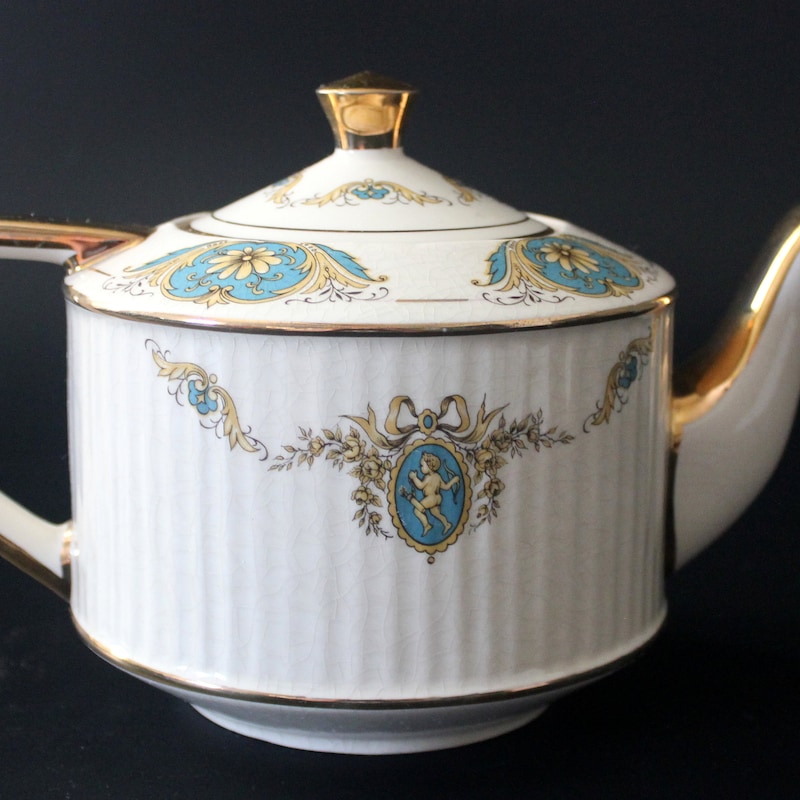 Bone China Teapot - Etsy