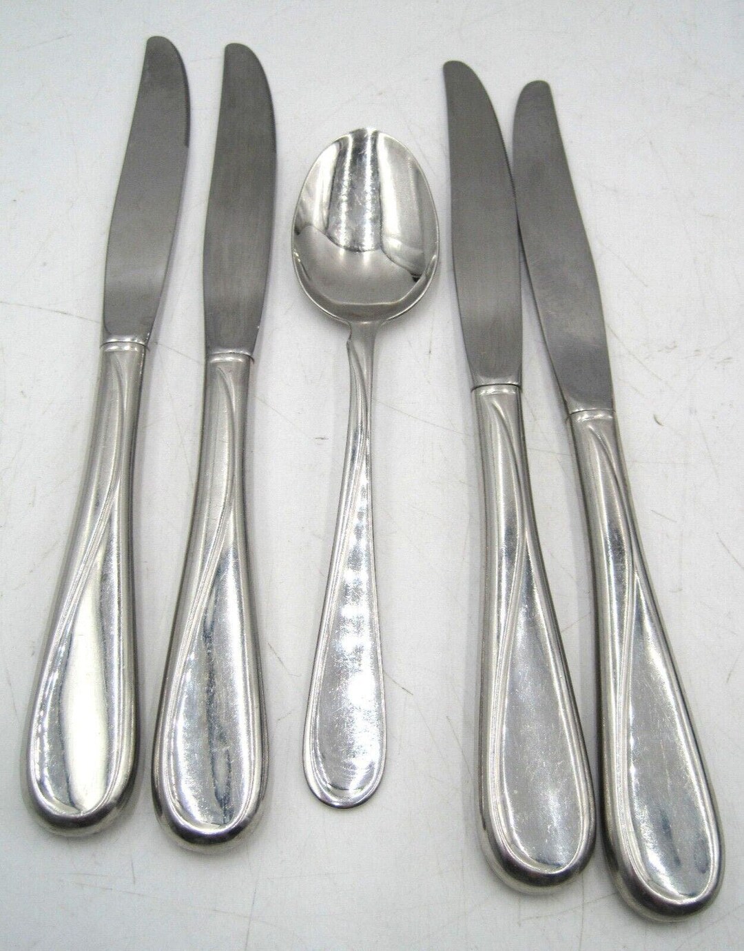 Oneida Flight Reliance Satin Finish USA Stainless Flatware 4 Knives ...
