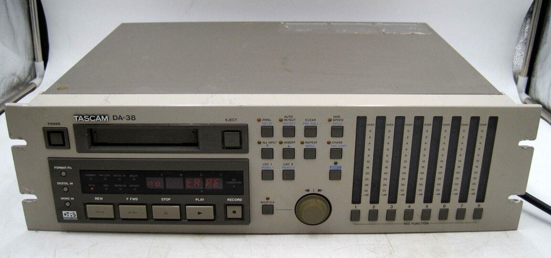 TASCAM DA-38 Digital DTRS Studio 8 Track Multitrack Recorder 245 Hours ...
