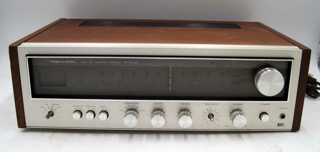 Vtg Realistic Radio Shack STA-52 Model 31-2072 AM/FM Stereo Receiver ...