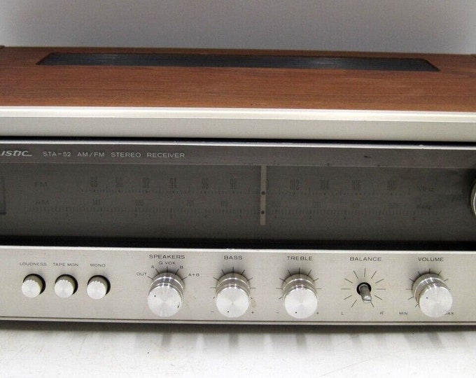 Vtg Realistic Radio Shack STA-52 Model 31-2072 AM/FM Stereo Receiver ...