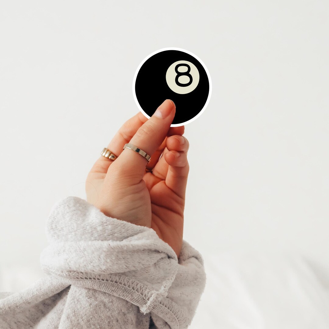 8 Ball Sticker Pool Ball Vinyl Sticker Cutesy Gifts for Her Stickers ...