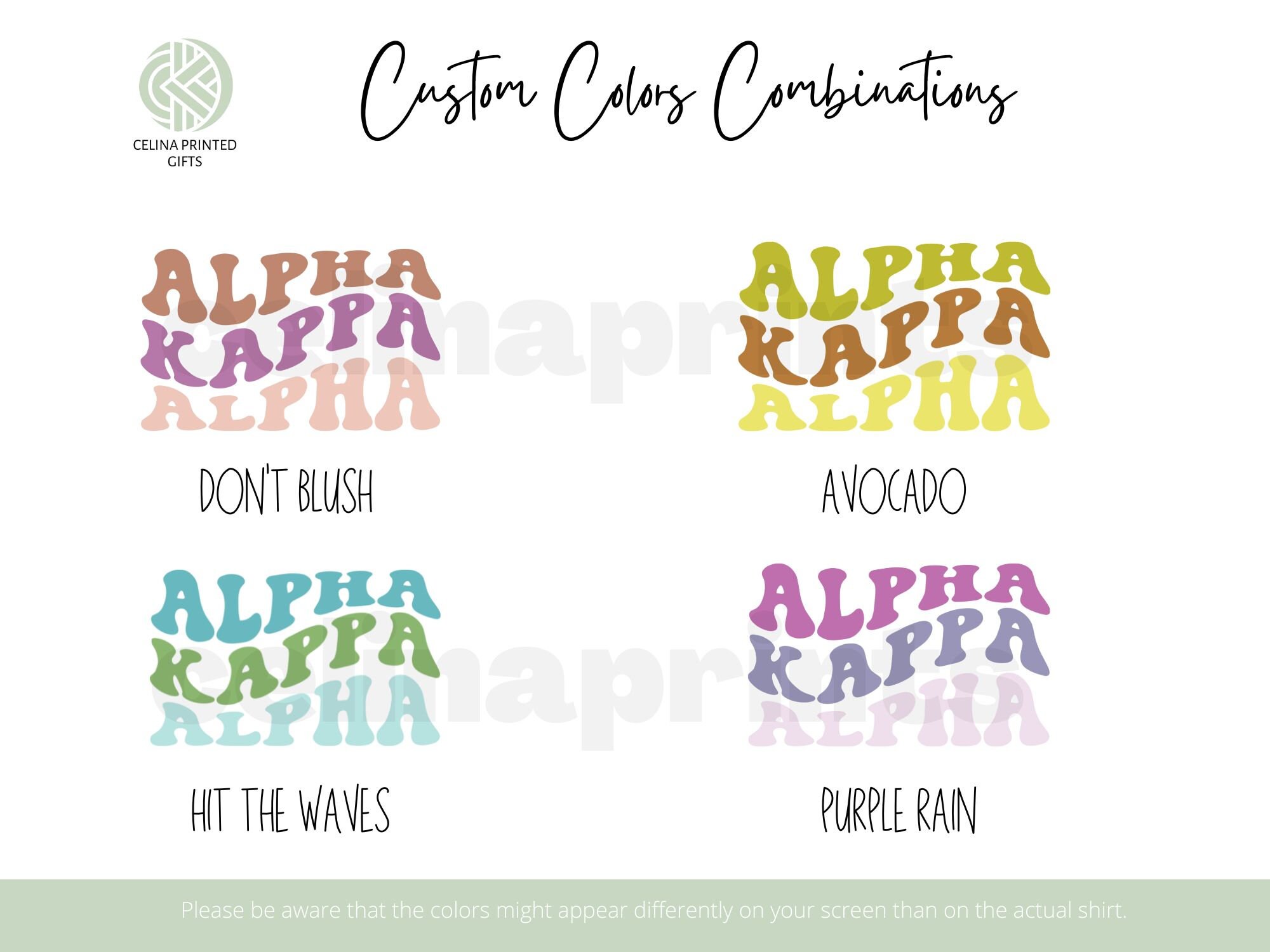 ALPHA KAPPA ALPHA Sorority White Ceramic Mug 11oz, Customizable, Great ...