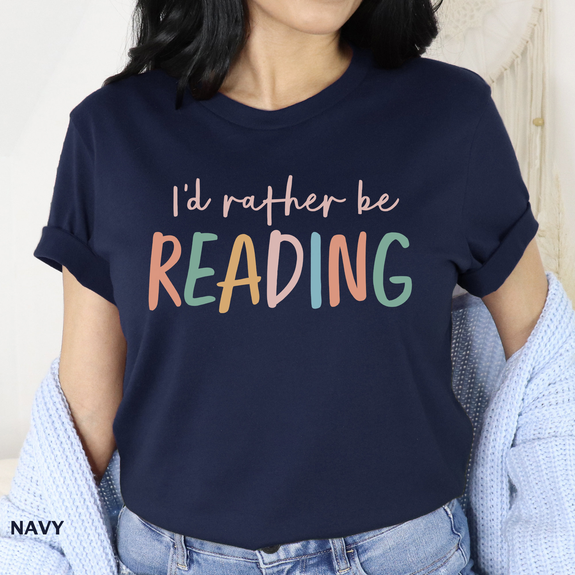 I'd Rather Be Reading Shirt, Book Nerd Shirt, Librarian Shirt, Funny ...