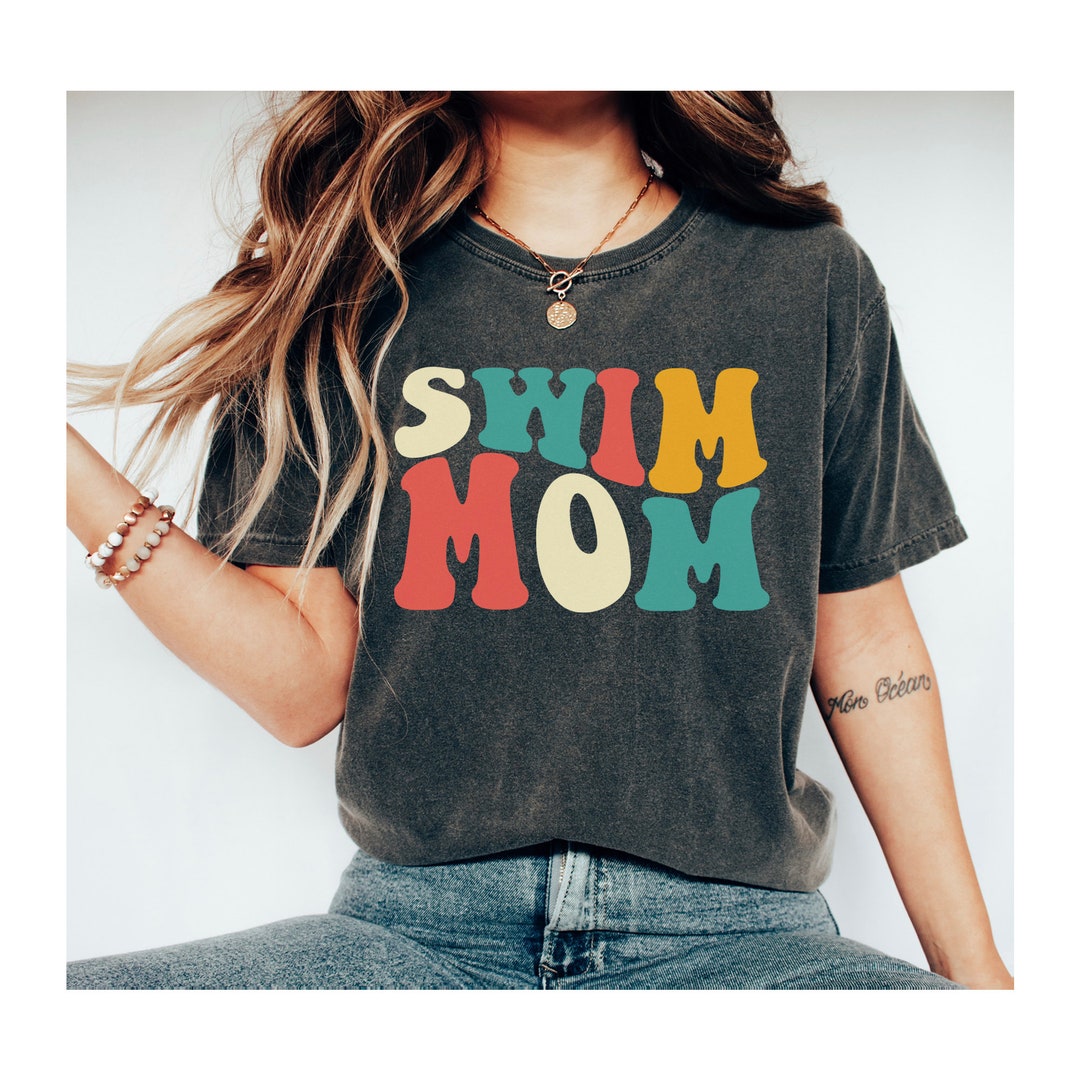 Retro Swim Mom T-shirt Swim Team Mom Shirt Swim Mom Gift - Etsy