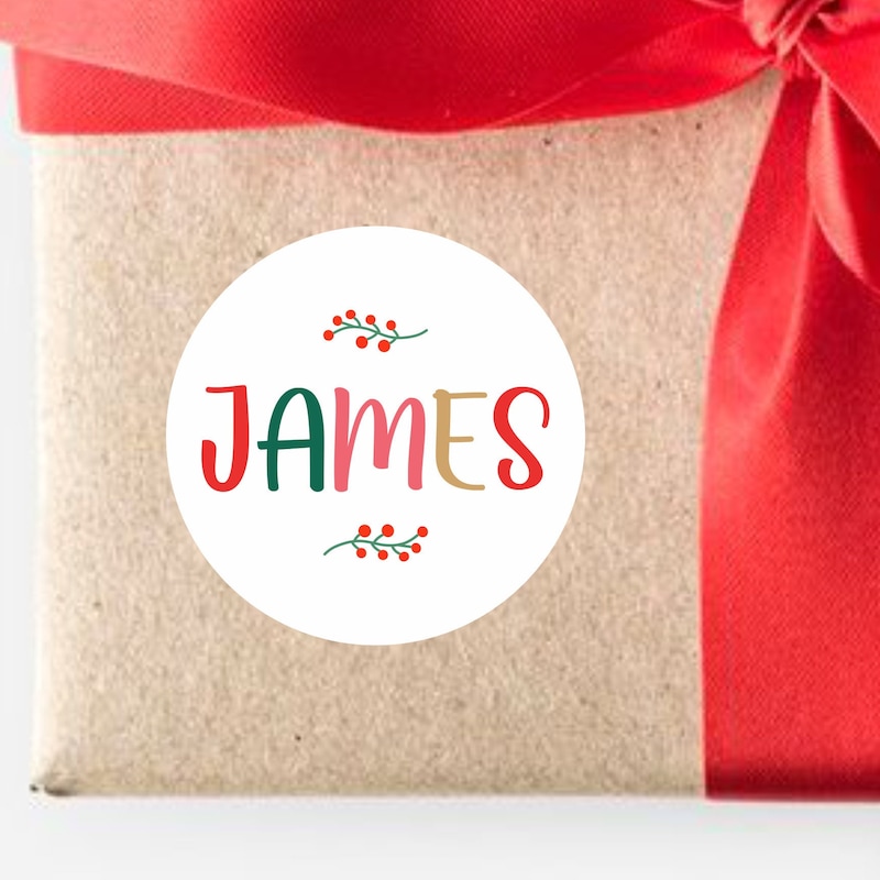 Personalized Christmas Tags - Etsy