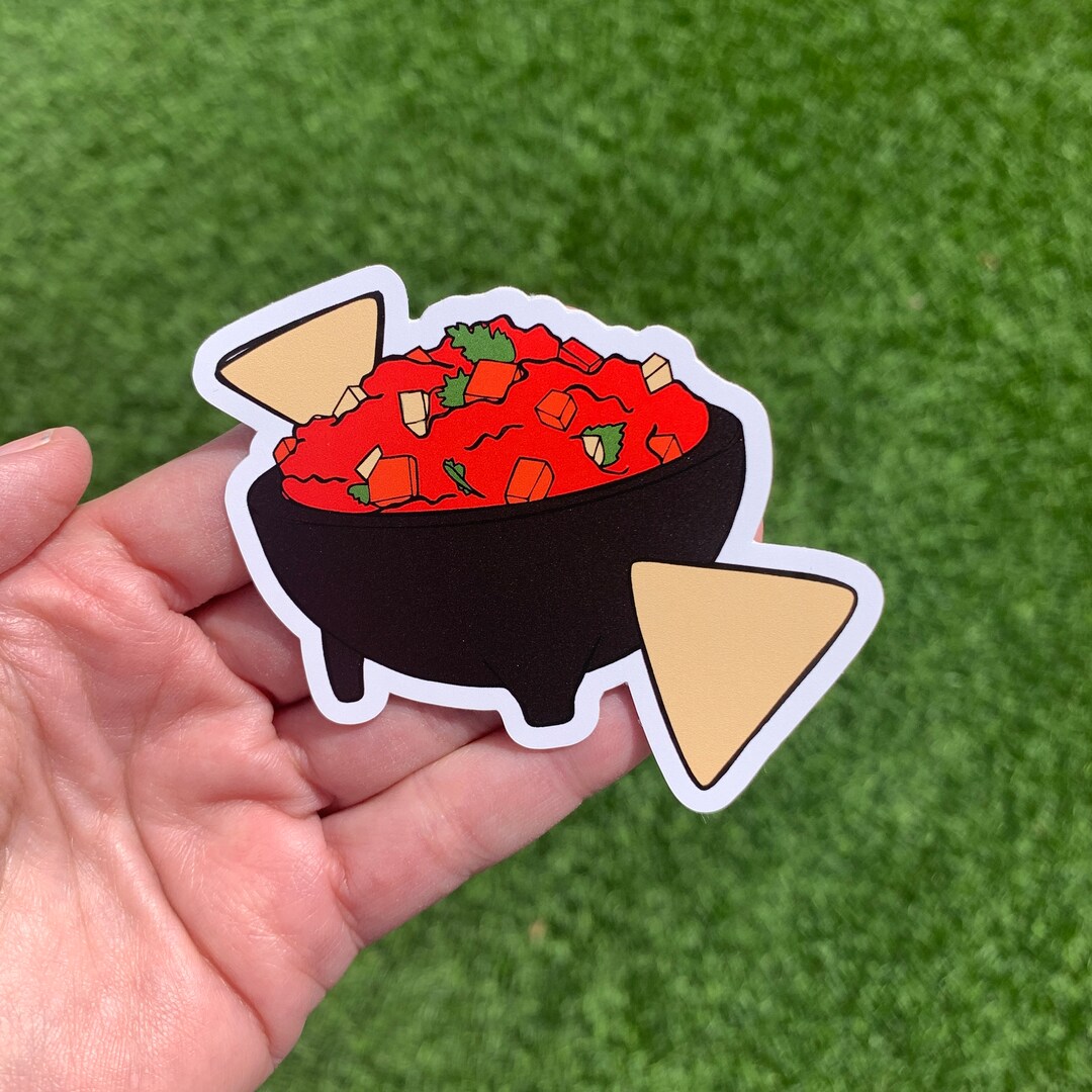 Chips and Salsa Vinyl Decal Sticker Taco Tuesday Mexican Food for ...