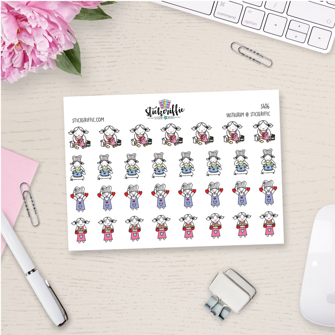 Lucy Baking and Cooking Planner Stickers S406 - Etsy