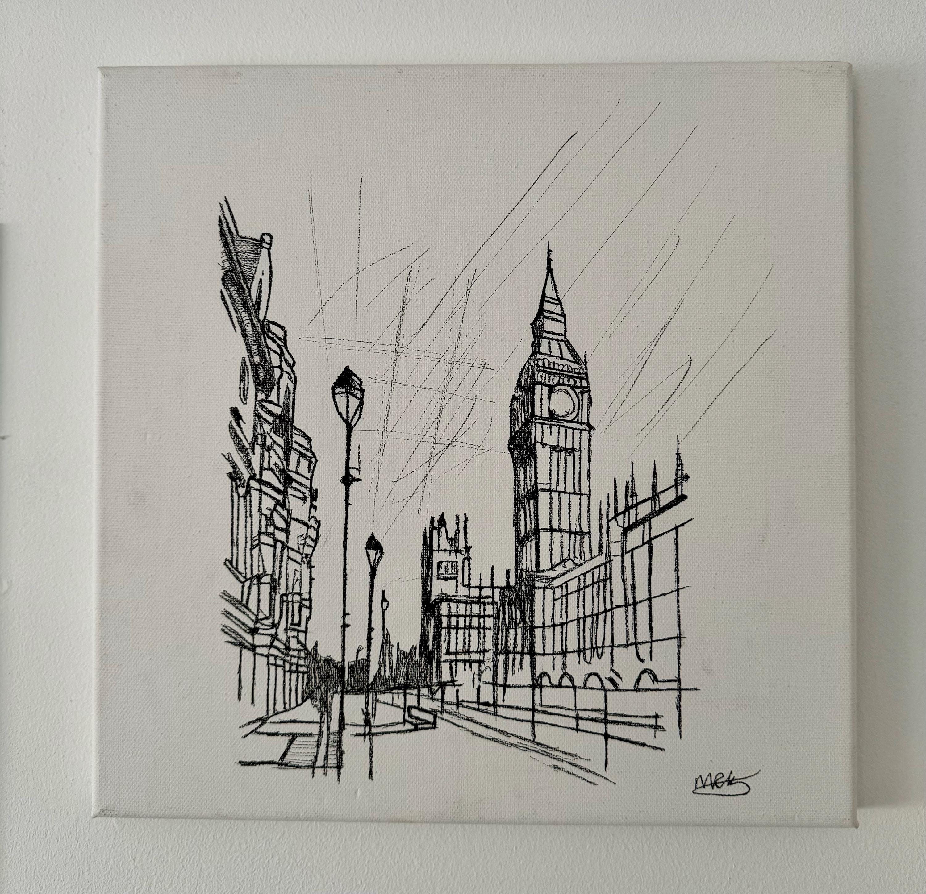 Line Drawing : London Big Ben - Etsy