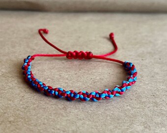 Spider Man Friendship Bracelet - Etsy