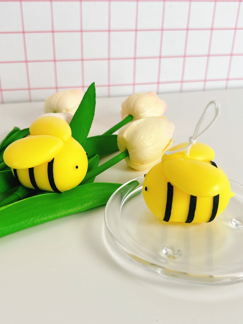 Honey Bee Candle, Bumble Bee Candle, Bee Candle, Honey Bee Gift ...