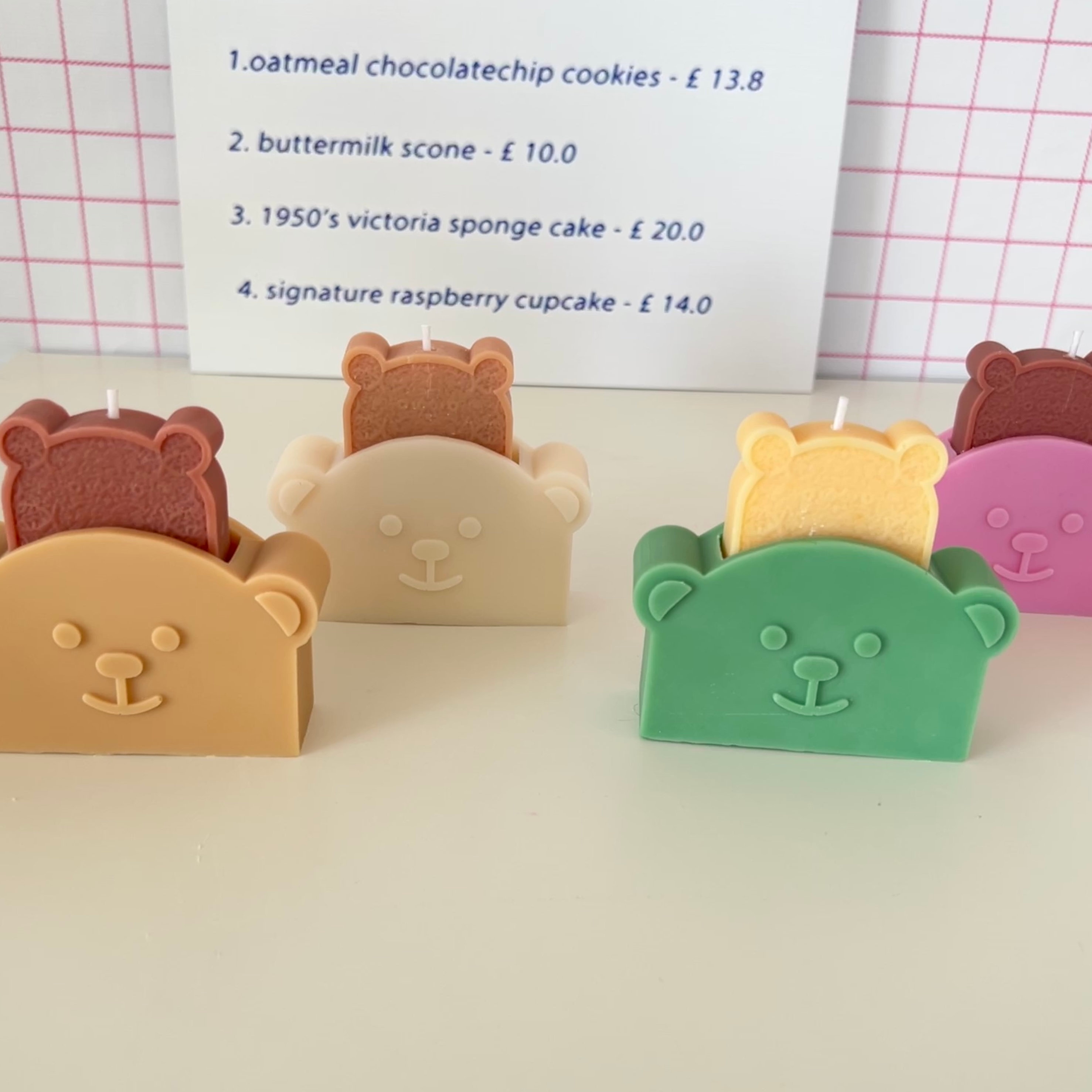 Bear Toaster Candle Aesthetic Room Decor Retro Home Decor - Etsy UK