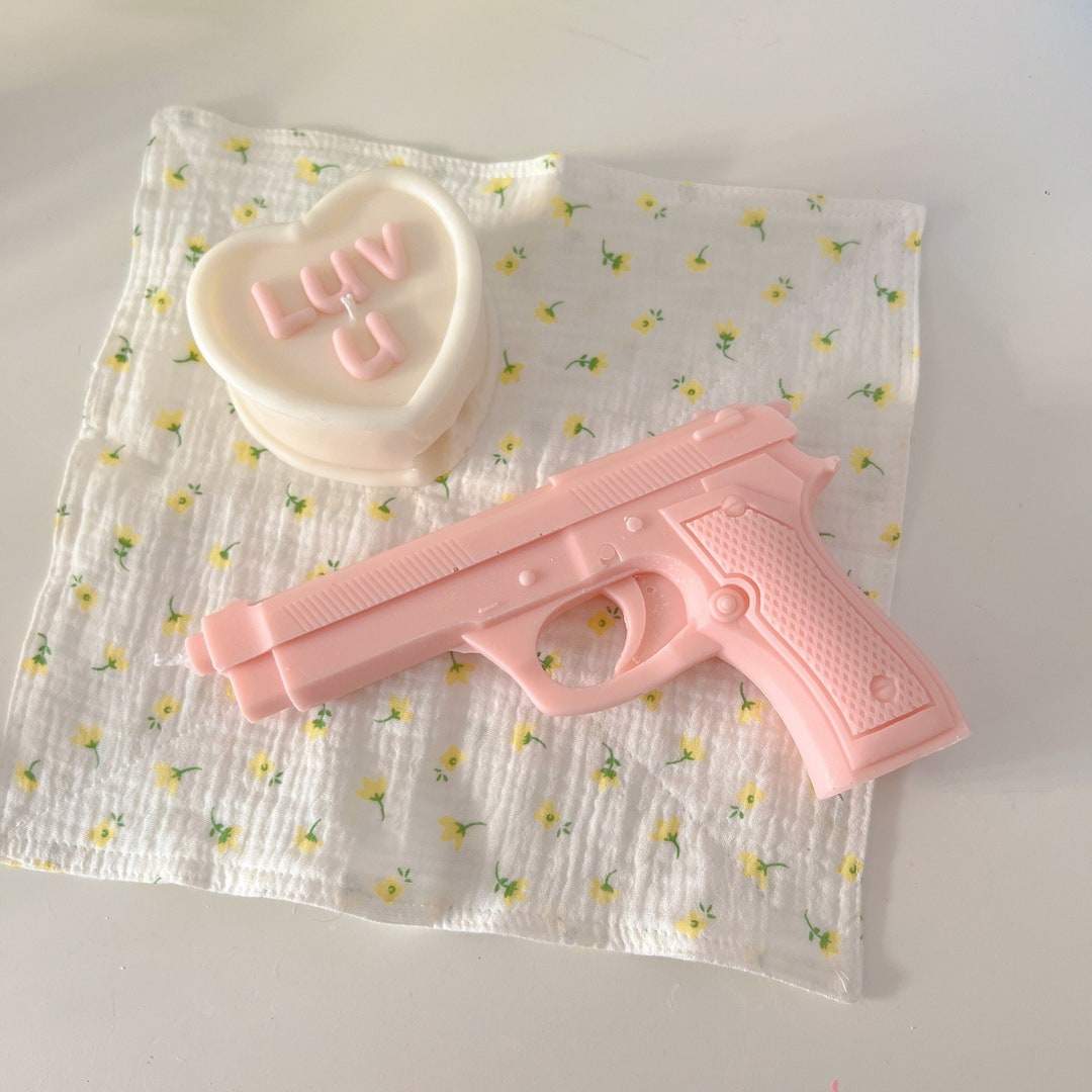 Gun Candle Pistol Candle Y2k Decor Room Decor Anime Gifts - Etsy New ...