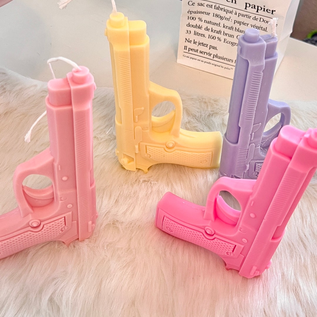 Gun Candle, Pistol Candle, Y2k Decor, Room Decor, Anime Gifts, Desk ...