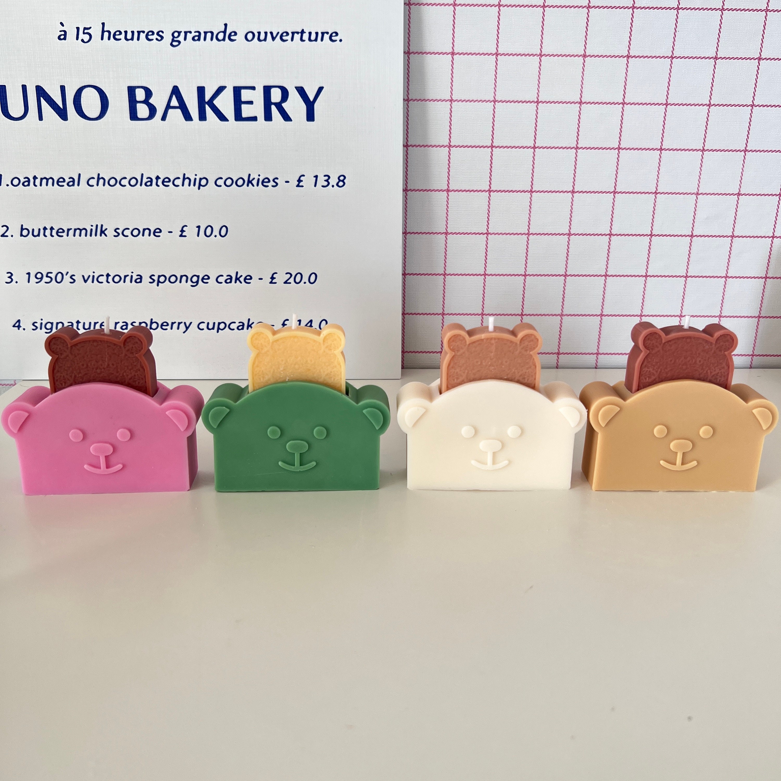 Bear Toaster Candle Aesthetic Room Decor Retro Home Decor - Etsy UK