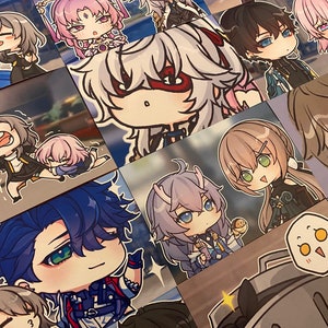 Hikari-honkai Star Rail Chibi 3x5 Print Postcard-sampo Gepard Jingyuan ...