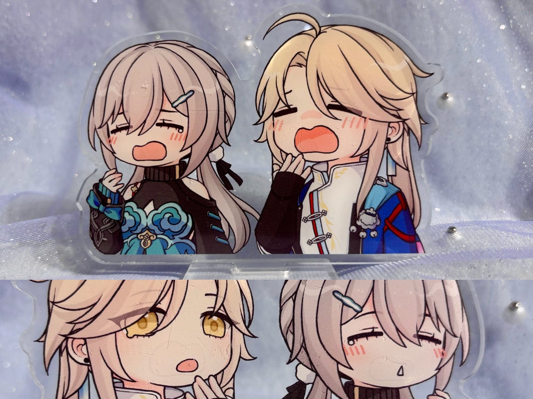 Hikari-honkai Star Rail Qing Que Yan Qing Qingque Yanqing Chibi Double-sided With Different ...