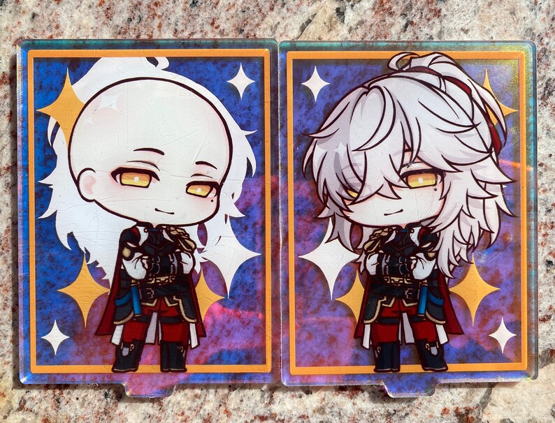 Hikari-honkai Star Rail Jing Yuan Jingyuan Chibi Bald - Etsy Norway