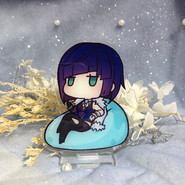 Yelan Genshin Keychain - Etsy