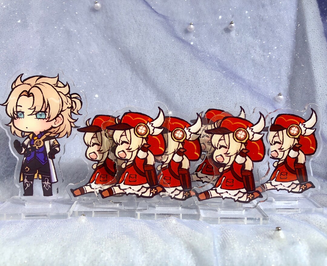 Hikariclearancegenshin Impact Klee Albedo Running Chasing Chibi Mini ...