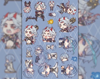 Genshin Impact Itto Sticker Sheet Set - Etsy
