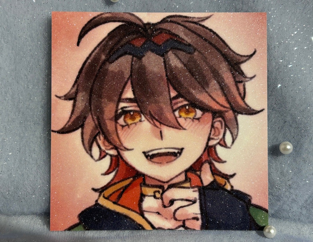 Hikar-genshin Impact 3x3 Gaming Ga Ming Portrait Kira Kira Sparkle Art ...