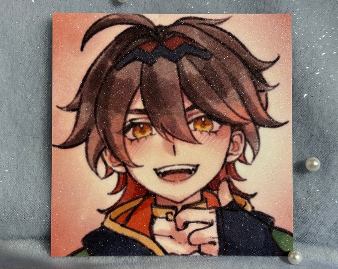 Hikar-genshin Impact 3x3 Gaming Ga Ming Portrait Kira Kira Sparkle Art ...