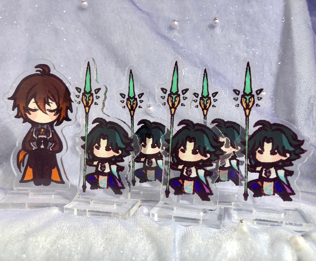 Hikari【no Restock】genshin Impact Xiao Hutao Chibi Mini Acrylic Stand - Etsy
