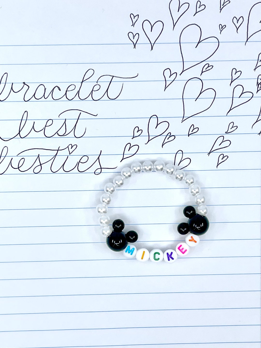 MICKEY Mickey Ears Disney-inspired Bracelet - USA Handmade - Cute ...