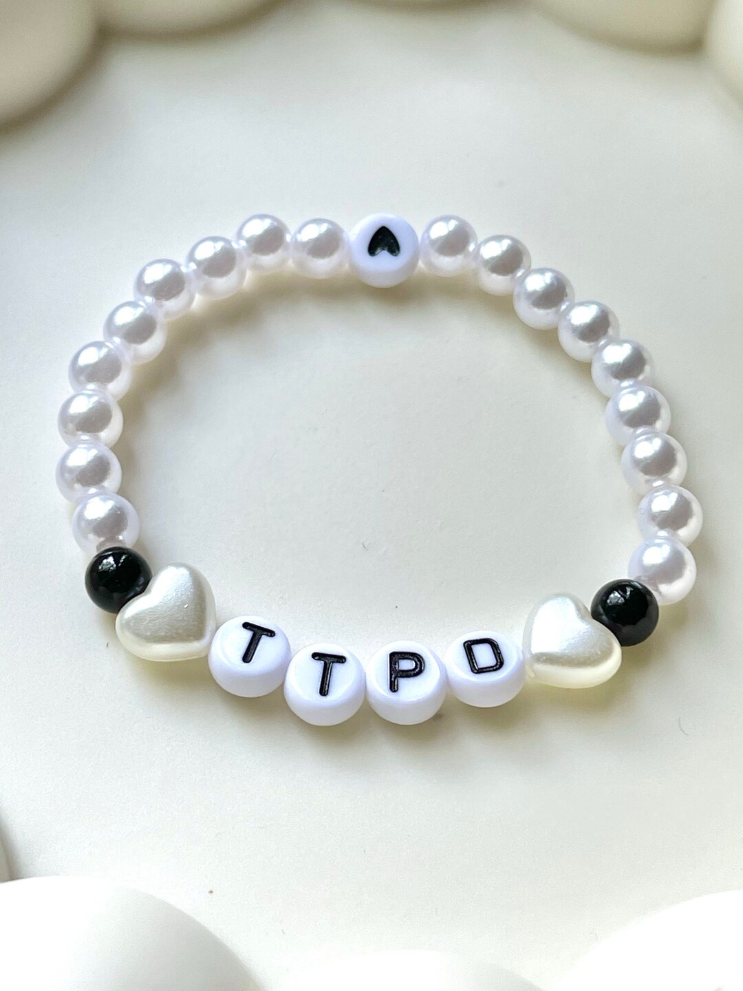Unique TTPD Taylor Eras Tour Friendship Bracelet With Album Cover Colorful Beads USA Handmade ...
