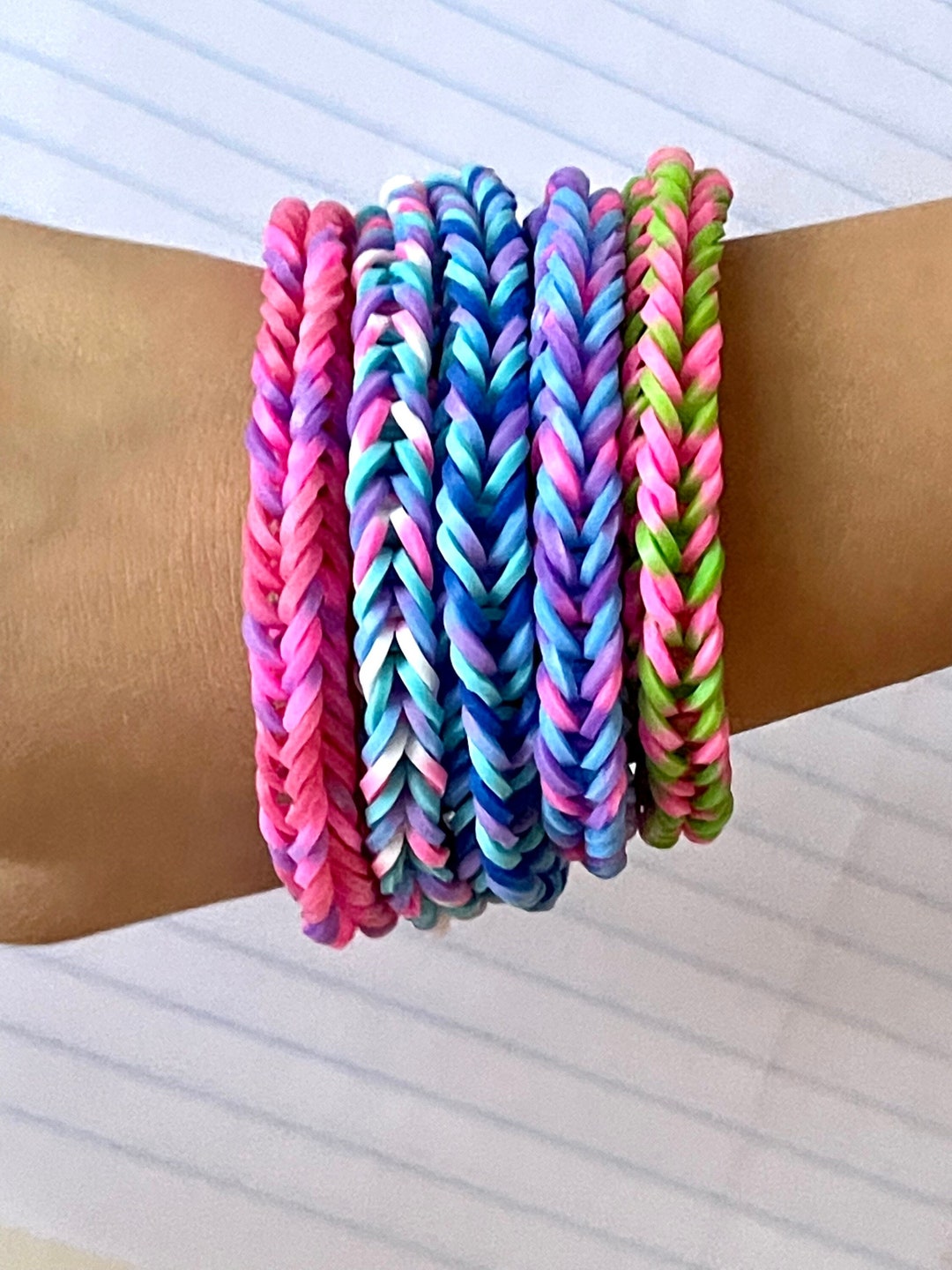 Set of 5 Handmade Braided Friendship Bracelets - USA Handmade ...